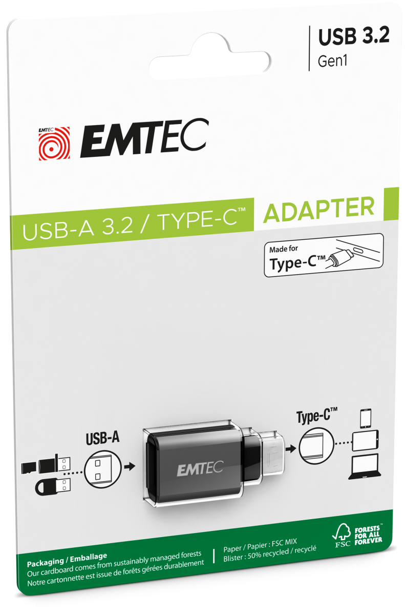 T600 USB 3.1 to Type-C Adapter | EMTEC